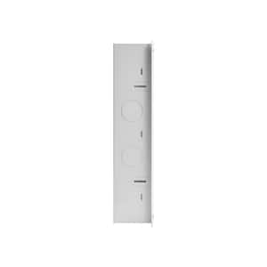 Leviton 14 in. Structured Media Enclosure and Flush Mount Cover, White ...
