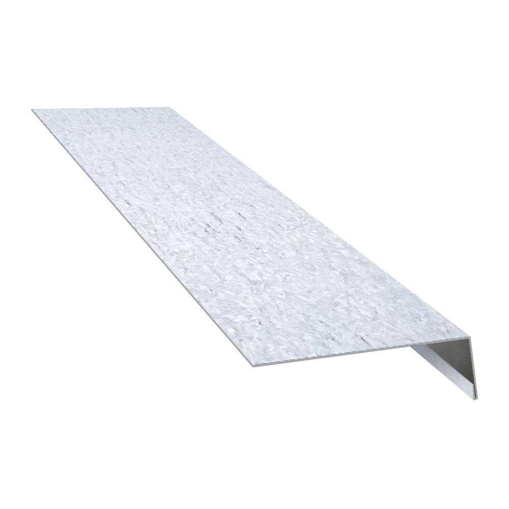 Gibraltar Building Products 3 in. x 1 in. x 10 ft. Galvanized Steel ...