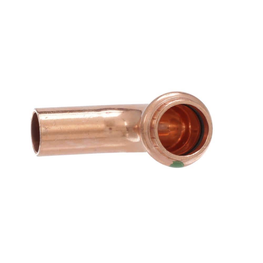 Viega ProPress 1/2 in. Press x 1/2 in. FTG Copper 90-Degree Street ...