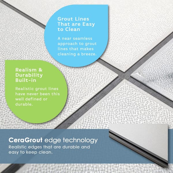 Lifeproof Mountain Brook Marble 22 MIL x 11.9 in. W x 23.8 in. L Click ...