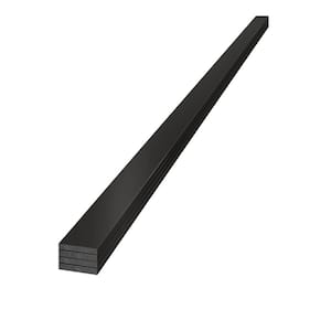Edge 1 in. x 4 in. x 8 ft. Whitewash Spruce Square Edge Prefinished ...