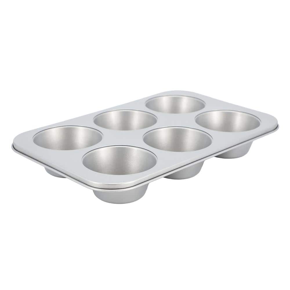 MARTHA STEWART EVERYDAY Bake away 6-Cup Nonstick Carbon Steel Muffin ...