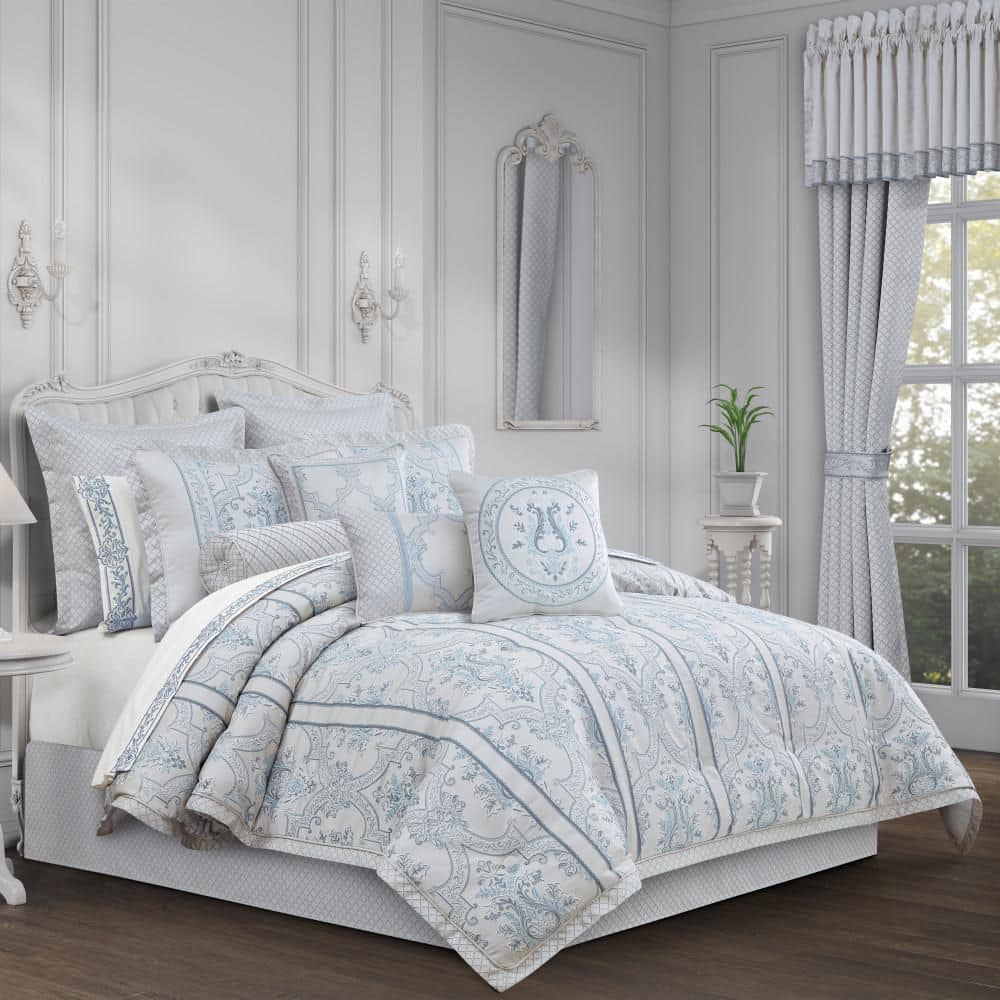 Boulevard Sterling Polyester King 4-Piece Comforter Set 3156148KCS ...