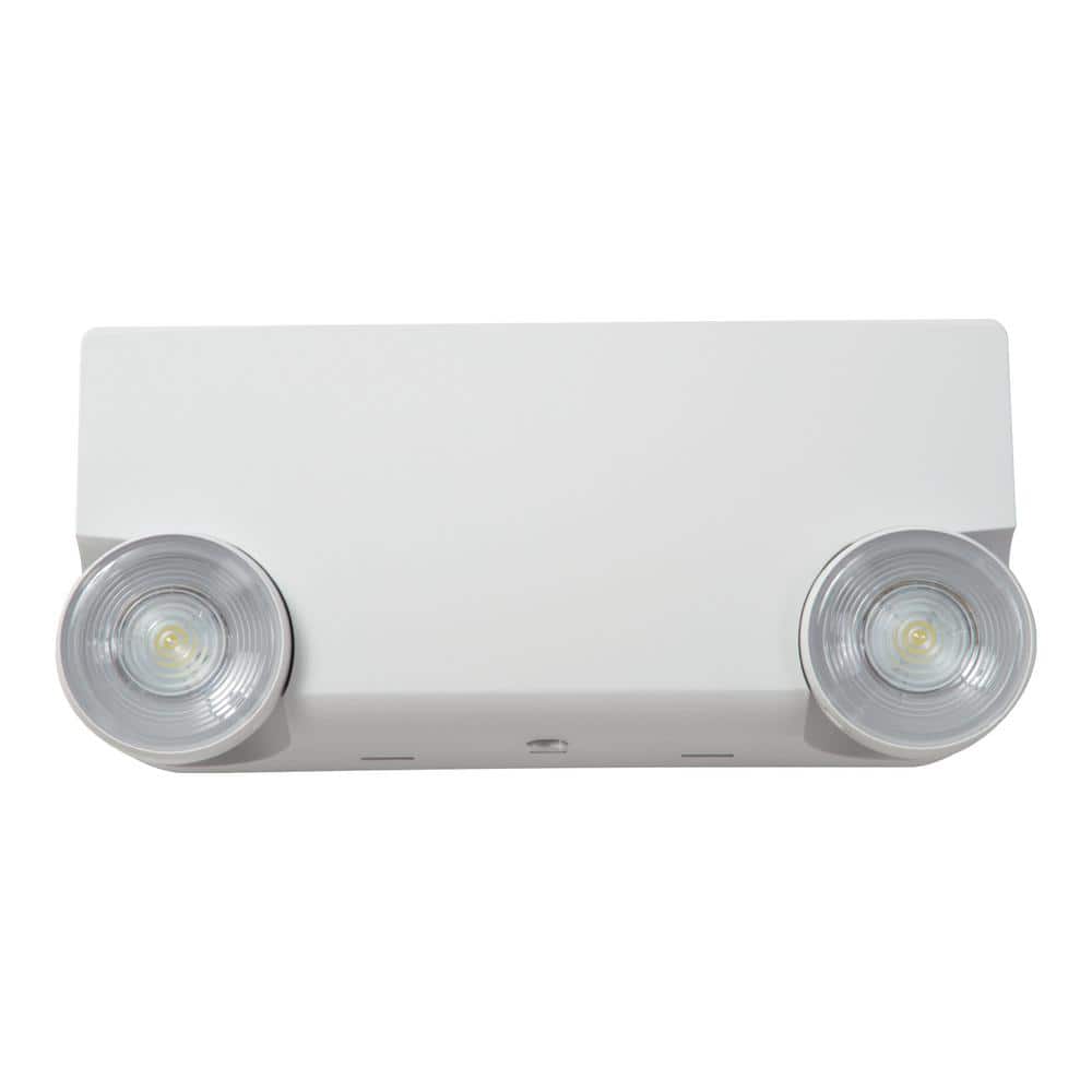 All-Pro Emergency All-Pro 10.8-Watt Equivalent Integrated LED 2-Head ...