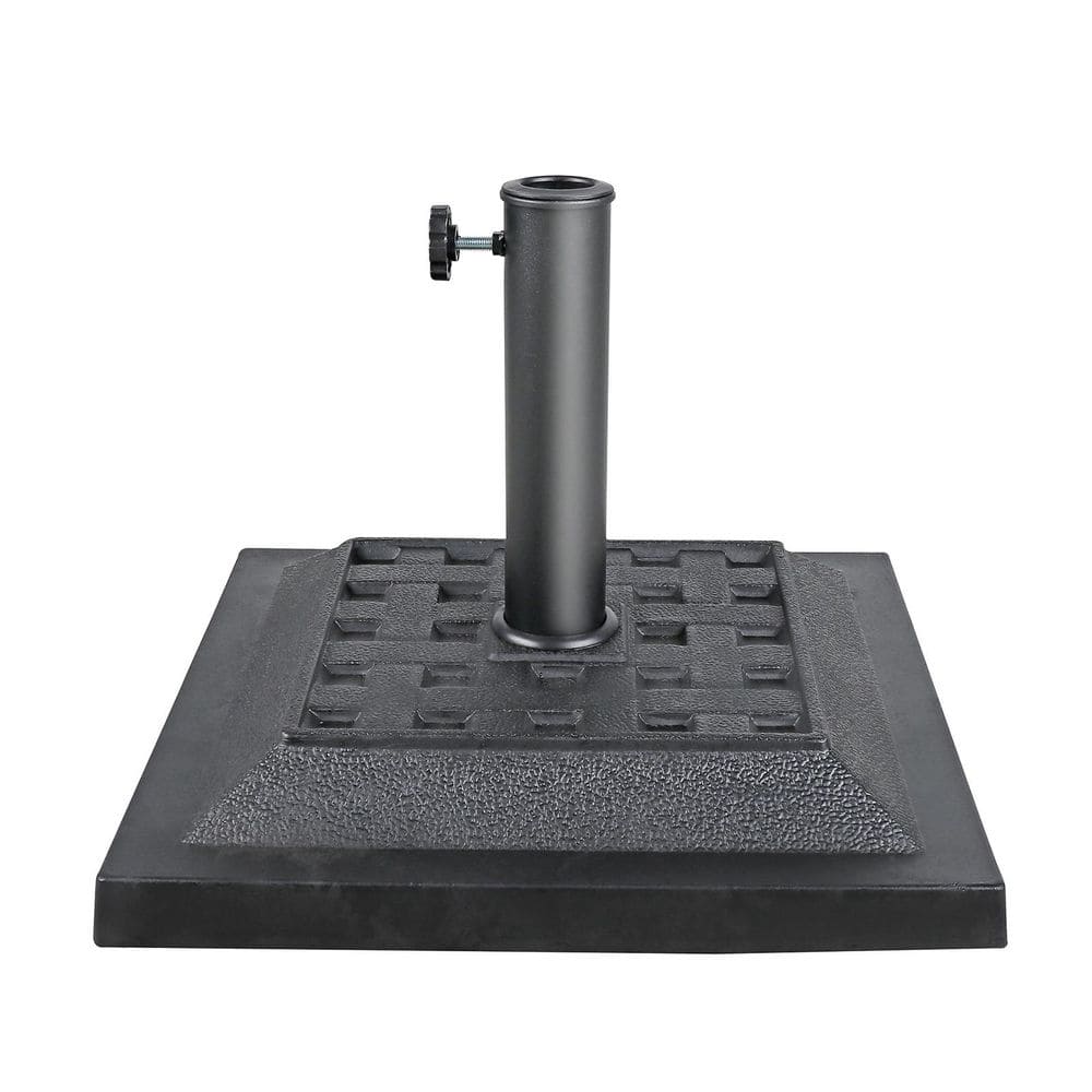 Freestyle 27 lb. Heavy Duty Patio Umbrella Base in Black, 17.3" Square ...