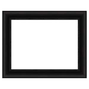 Amanti Art Parlor Black 26 in. x 20 in. Polystyrene Framed Dry Erase ...