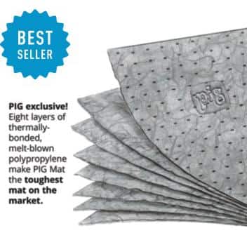 PIG Universal Leak and Spill Pads - 50FT Roll 25201 - The Home Depot