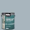 BEHR PREMIUM 1 gal. #N480-3 Shadow Blue Satin Enamel Interior/Exterior ...