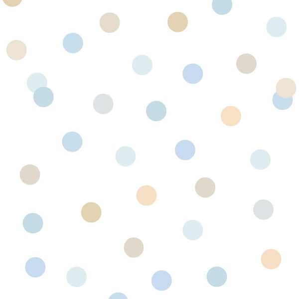 Veer Decor Polka Dot Party Blue Wallpaper VRKG01-915 - The Home Depot
