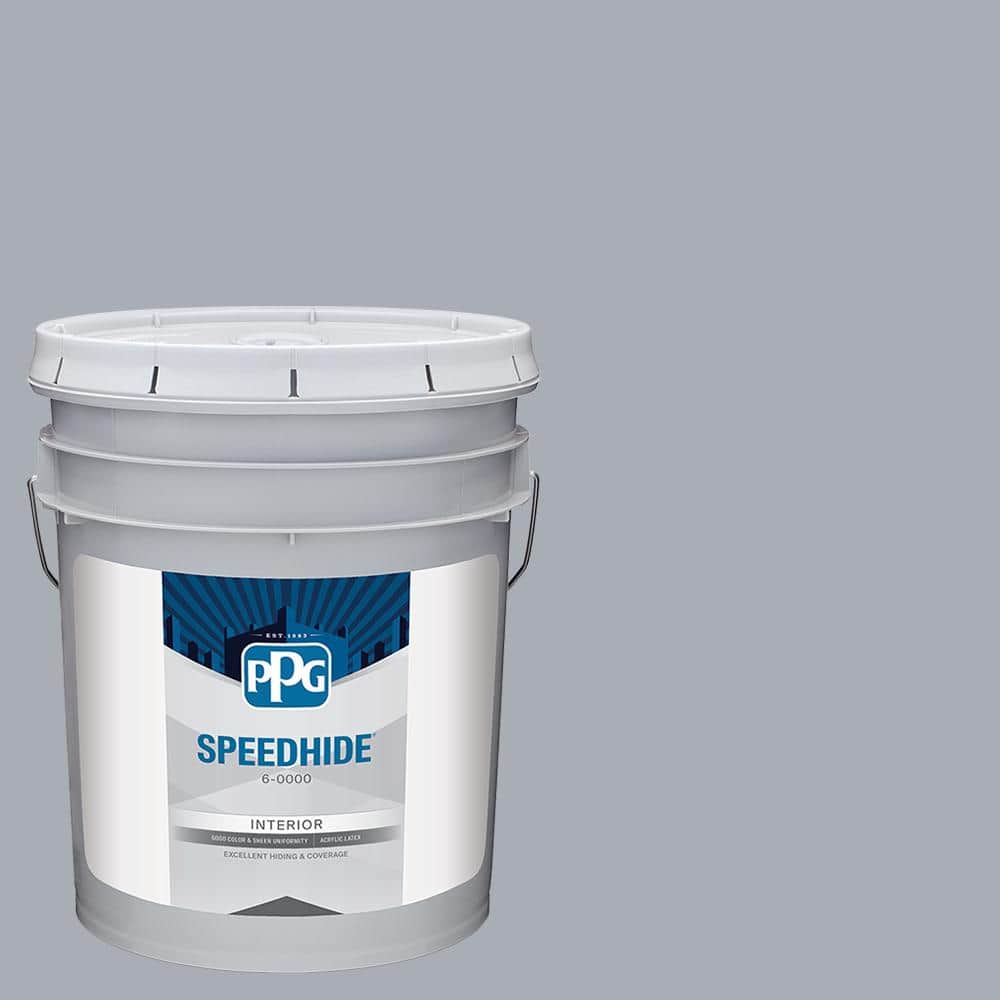 SPEEDHIDE 5 gal. PPG0993-3 Gosling Gray Satin Interior Paint PPG0993 ...
