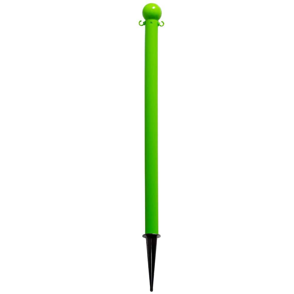 Mr. Chain 3 in. Green Safety Heavy-Duty Ground Pole 95514 - The Home Depot