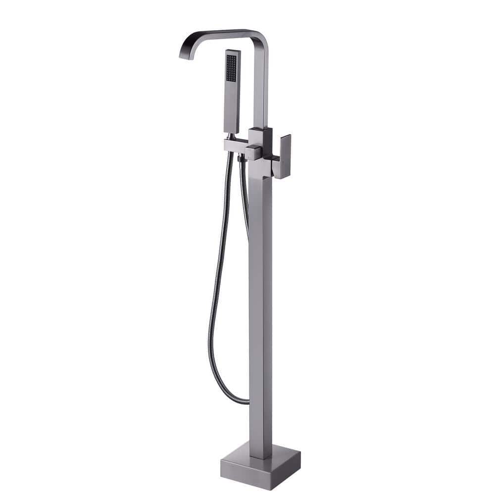 ALEASHA Single-Handle Freestanding Tub Faucet with Handheld Shower in ...