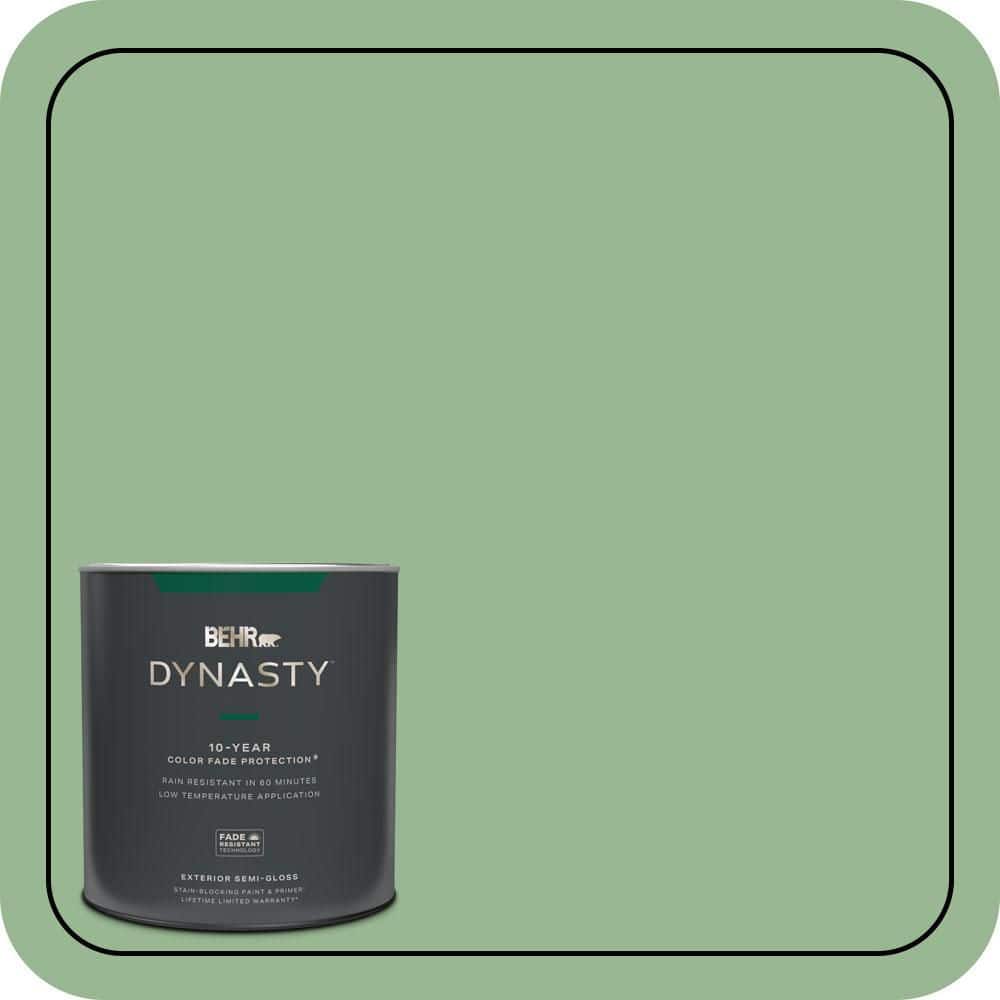 BEHR DYNASTY 1 qt. #M400-4 Brookview Semi-Gloss Enamel Exterior Stain ...