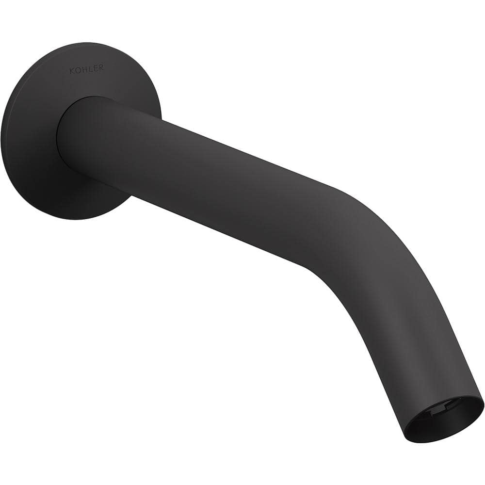 KOHLER Components Wall-Mount Bath Spout Matte Black 77999-BL - The Home ...