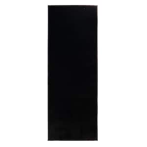 RugStylesOnline Custom Size Runner Rug Soft Collection Solid Black 36 ...