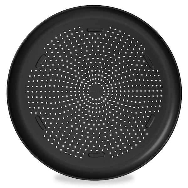 BakkenMaster Bakken 16" Nonstick Pizza Pan, Perforated Carbon Steel ...