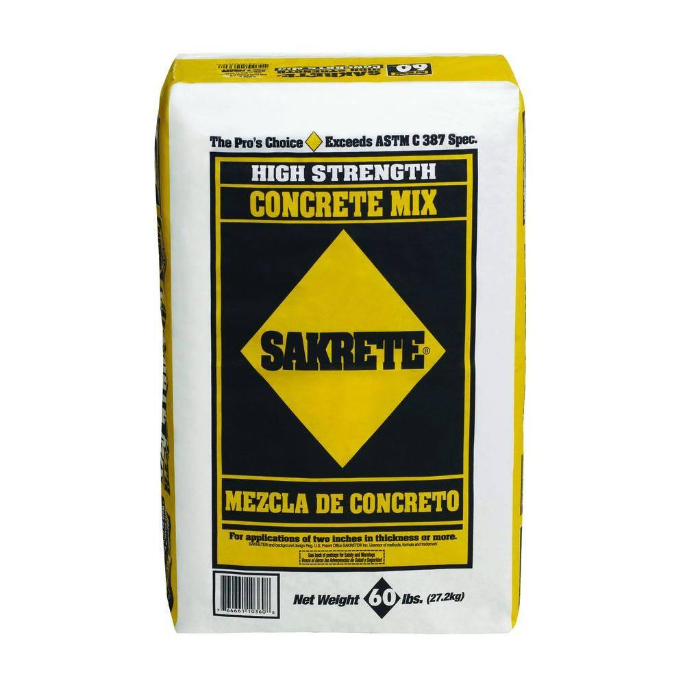 SAKRETE 60 lb. Gray Concrete Mix 300.60.sk - The Home Depot