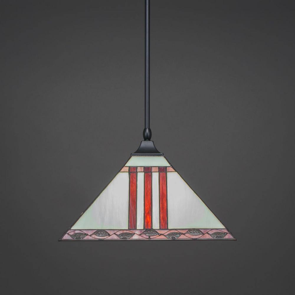 Lighting Theory Sparta 100-Watt 1-Light Matte Black Bowl Mini Pendant ...