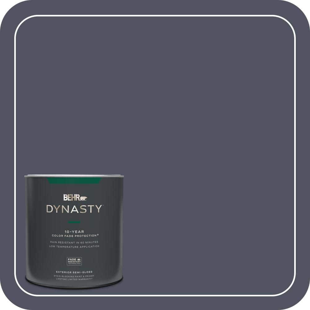 BEHR DYNASTY 1 qt. #S550-7 Knighthood Semi-Gloss Exterior Stain ...