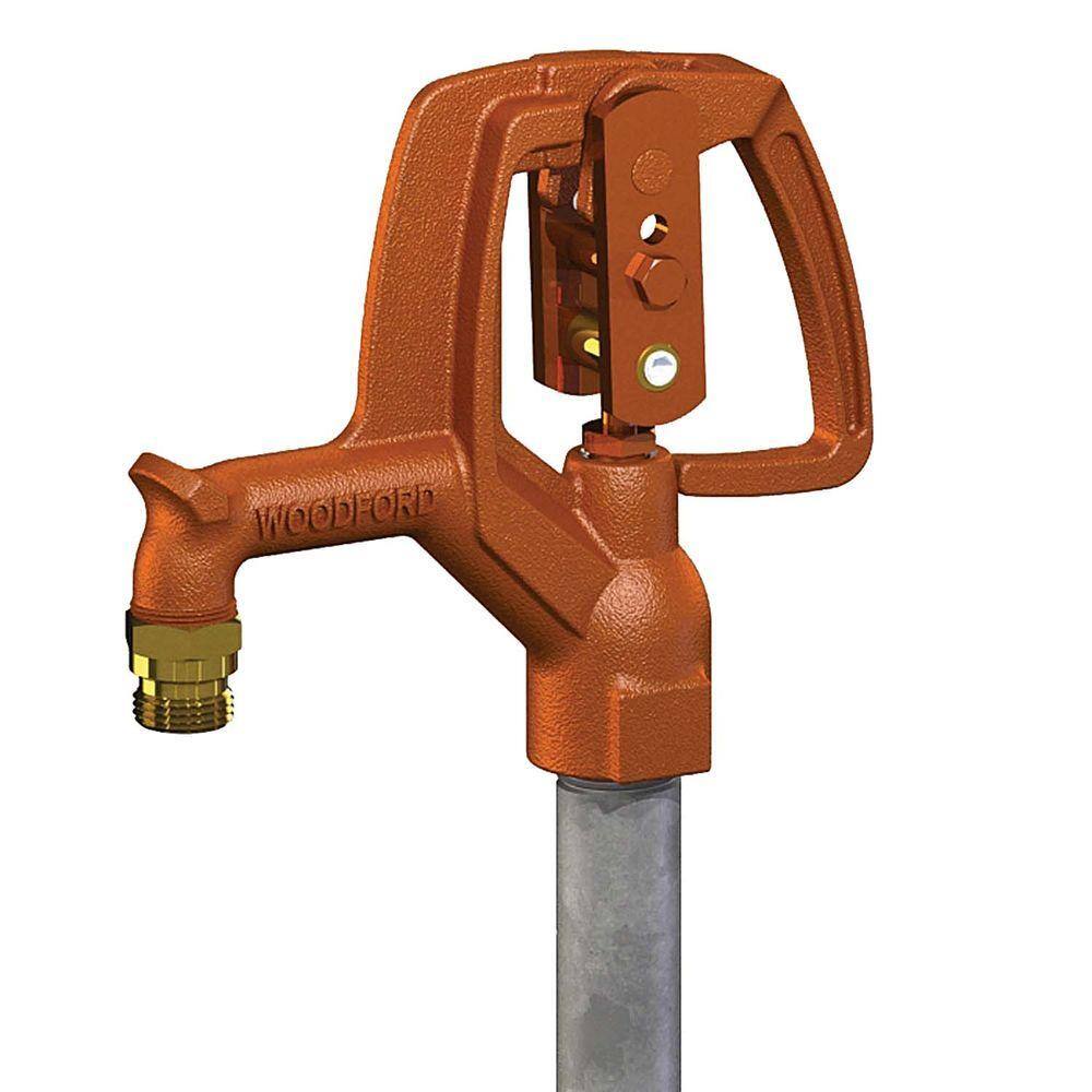 Woodford 3/4 in. NPT x Female 1 in. Galvanized Pipe x 5 ft. Bury W34 ...