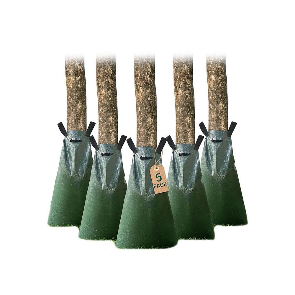 .N/A 20 Gal. PVC Tree Watering Bag for Slow Release Drip Irrigation 5 ...