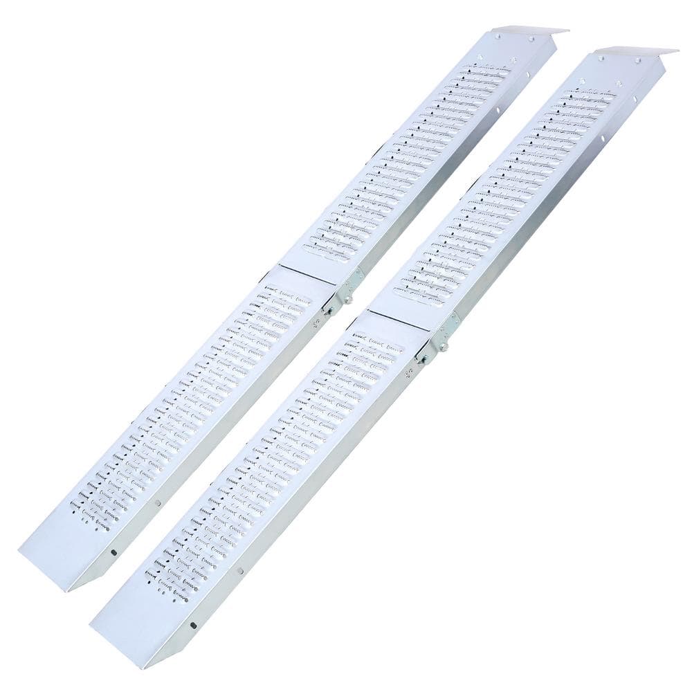 Tatayosi Pack of 2 Folding Loading Ramp, 950 lbs. Max Folding Ramp for ...