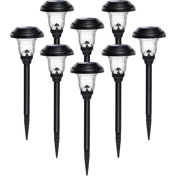 Cubilan Solar Garden Lights, Super Bright Solar Pathway Lights, Glass ...