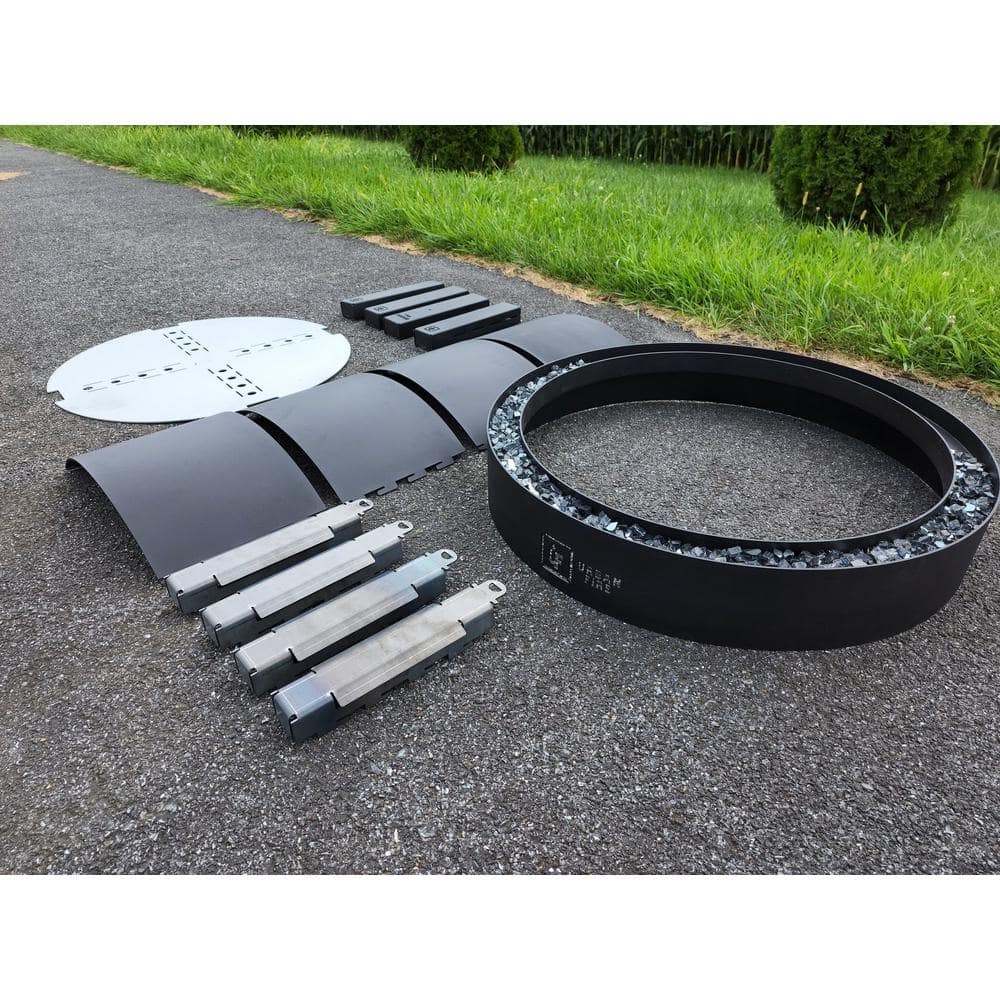 Buy The Forge 15.5 in. H Carbon Edition Steel Fire Pit with Smokeless ...
