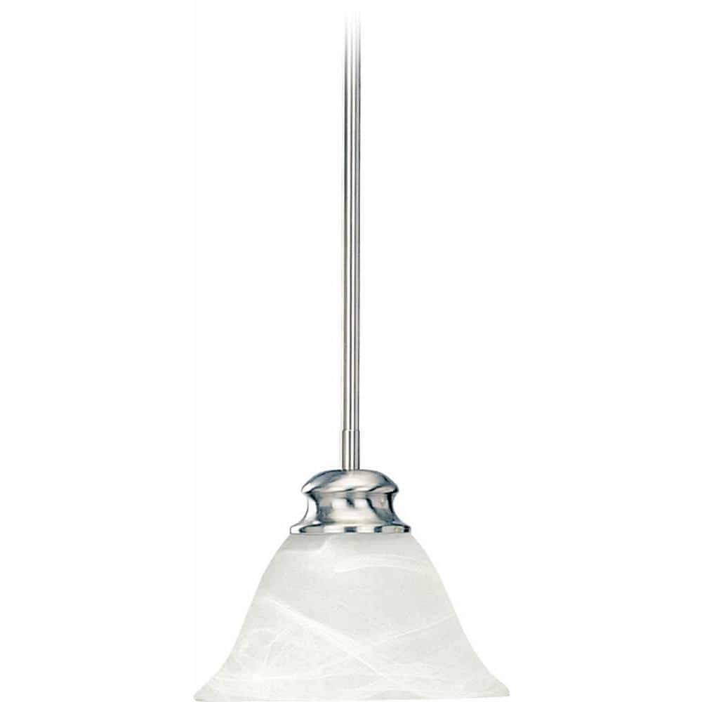Volume Lighting Troy 1-Light Brushed Nickel Mini Pendant V2141-33 - The ...