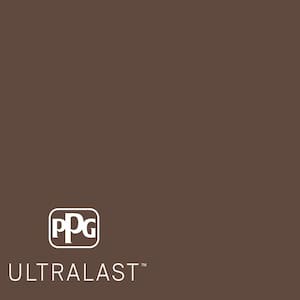 PPG UltraLast 1 qt. PPG1075-7 Fudge Truffle Eggshell Interior Paint and ...