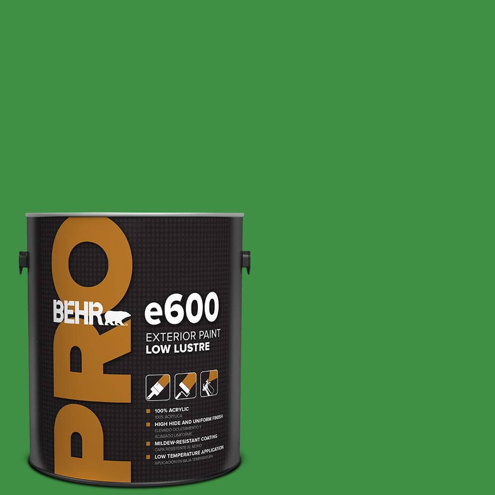 BEHR PRO 1 gal. #440B-7 Par Four Green Low Luster Exterior Paint ...