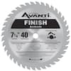 Avanti 7-1/4 in. x 40-Tooth Finish Circular Saw Blade A0740R - The Home ...