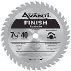 Avanti 7-1/4 in. x 40-Tooth Finish Circular Saw Blade-A0740R - The Home ...