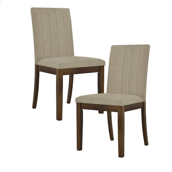 510 Design Everly Taupe Dining Chair Set of 2 5DS108-0034 - The Home Depot