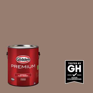 Glidden Premium 5 gal. PPG1074-5 Peppered Pecan Satin Exterior Latex ...