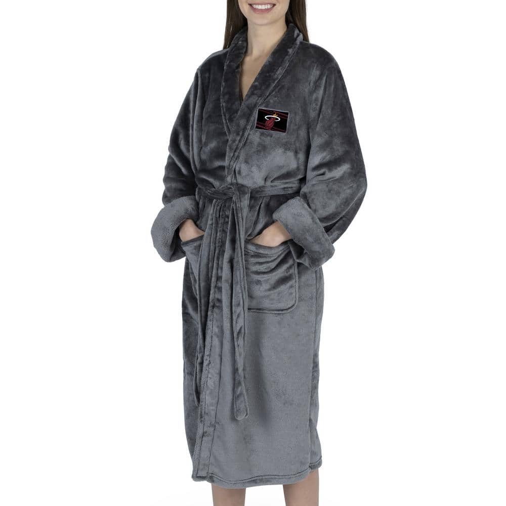 THE NORTHWEST GROUP NBA Heat Fast Track Charcoal S/M Bath Robes and ...