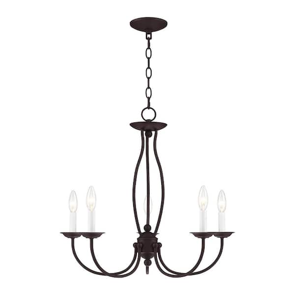 AVIANCE LIGHTING Callahan 5-Light Bronze Chandelier HD15098 - The Home ...