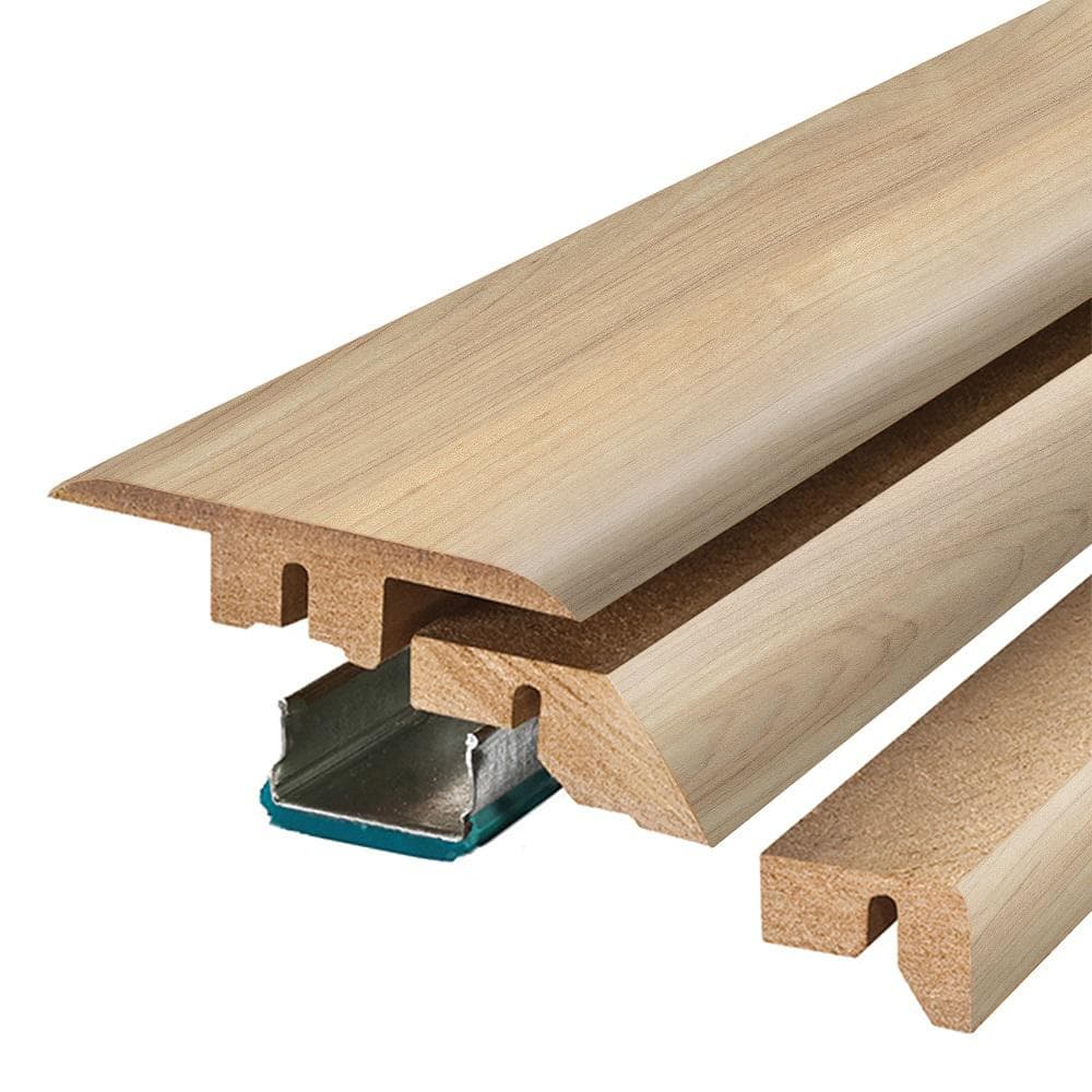 PERFORMANCE ACCESSORIES Buff Weathered 0.75 in. T x 2.37 in. W x 78.7 ...