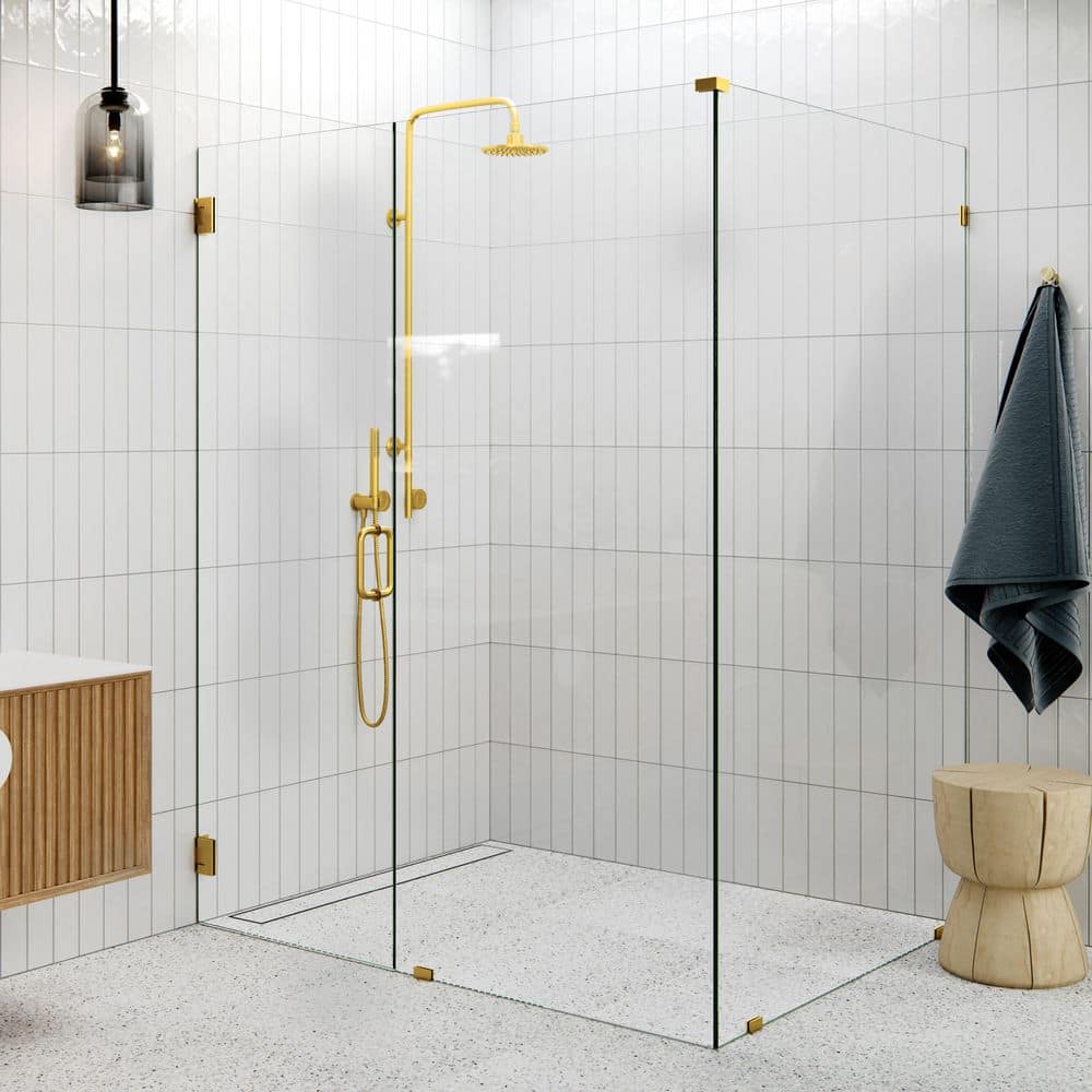 Reviews for Glass Warehouse 60 in. W x 45.5 in. D x 78 in. H Pivot ...