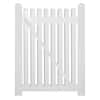 Weatherables Provincetown 4 ft. W x 4 ft. H White Vinyl Picket Fence ...