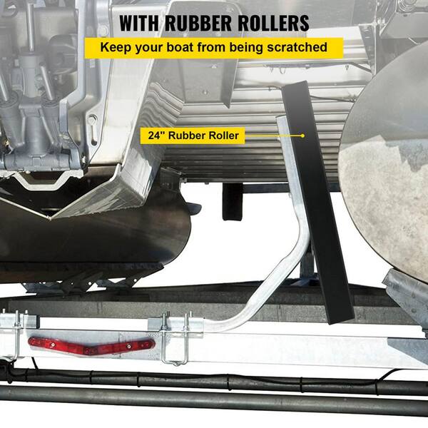 Pontoon Boat Trailer Guide On's Load Guides Set Of 2 Pontoon Trailer ...