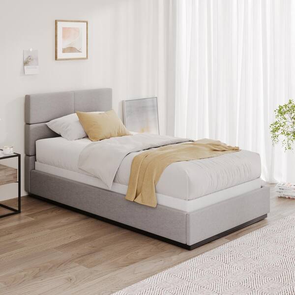 4 in. Full Size Box Springs with Heavy Duty Metal Frame Mattress ...