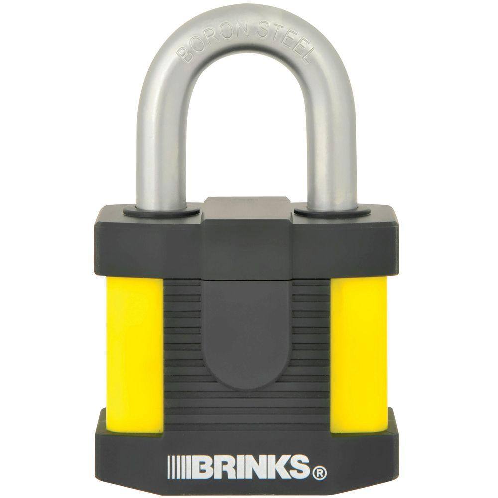 Brinks 50 mm Laminated Steel Commercial Padlock with Weather Resistance ...