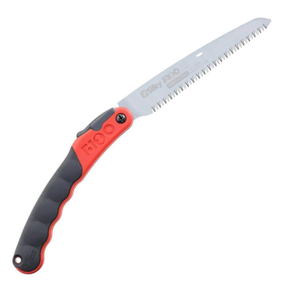 Silky New F-180 7 in. Folding Saw in Red and Black 143-18 - The Home Depot