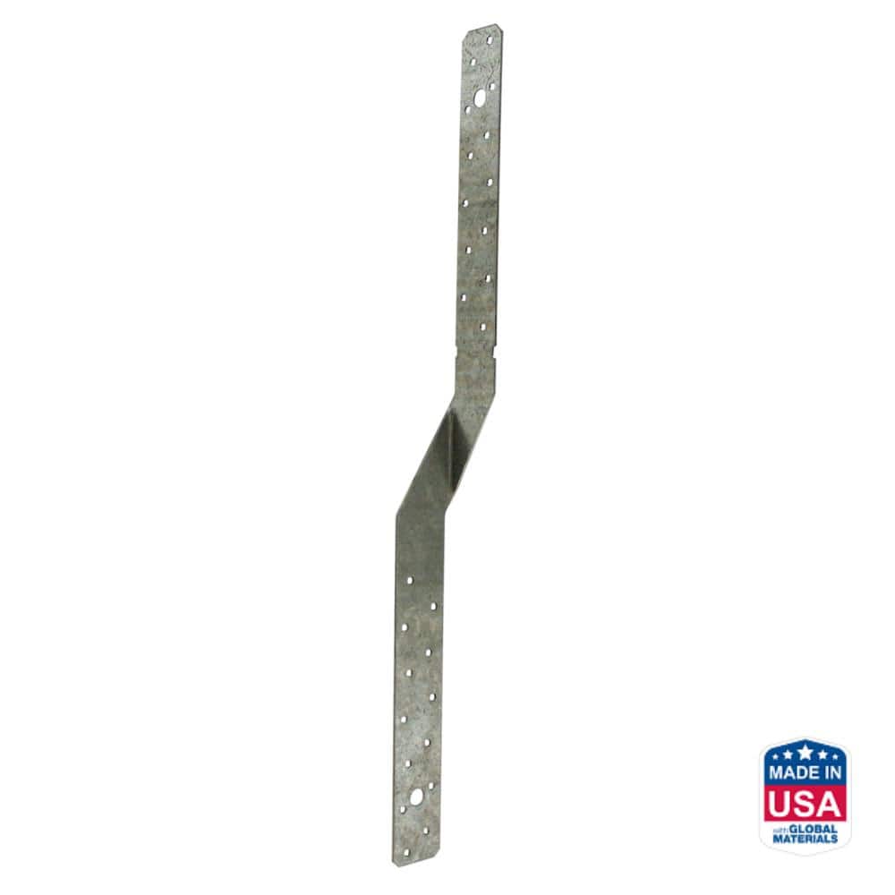 Simpson Strong-Tie MTS 18 in. 16-Gauge Galvanized Medium Twist Strap ...