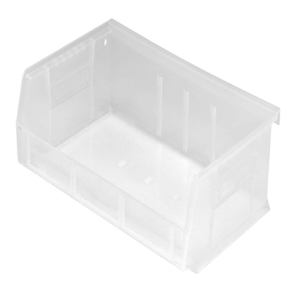 QUANTUM STORAGE SYSTEMS 7 Qt. Ultra-Series Stack and Hang Storage Tote ...