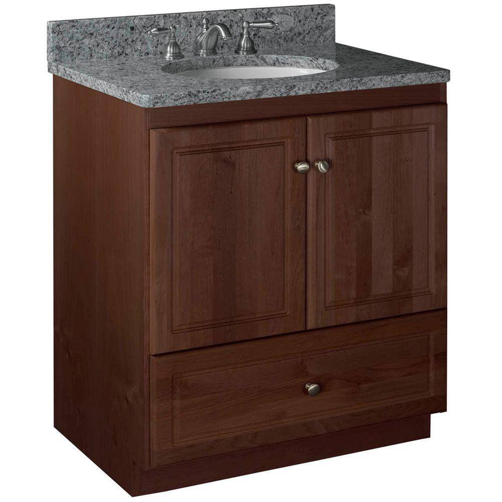 Simplicity by Strasser Ultraline 30 in. W x 21 in. D x 34.5 in. H Bath ...