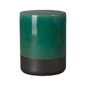 Emissary 2-Tone 18.5 in. H Semi Glossy Glaze Green Speckle Round ...