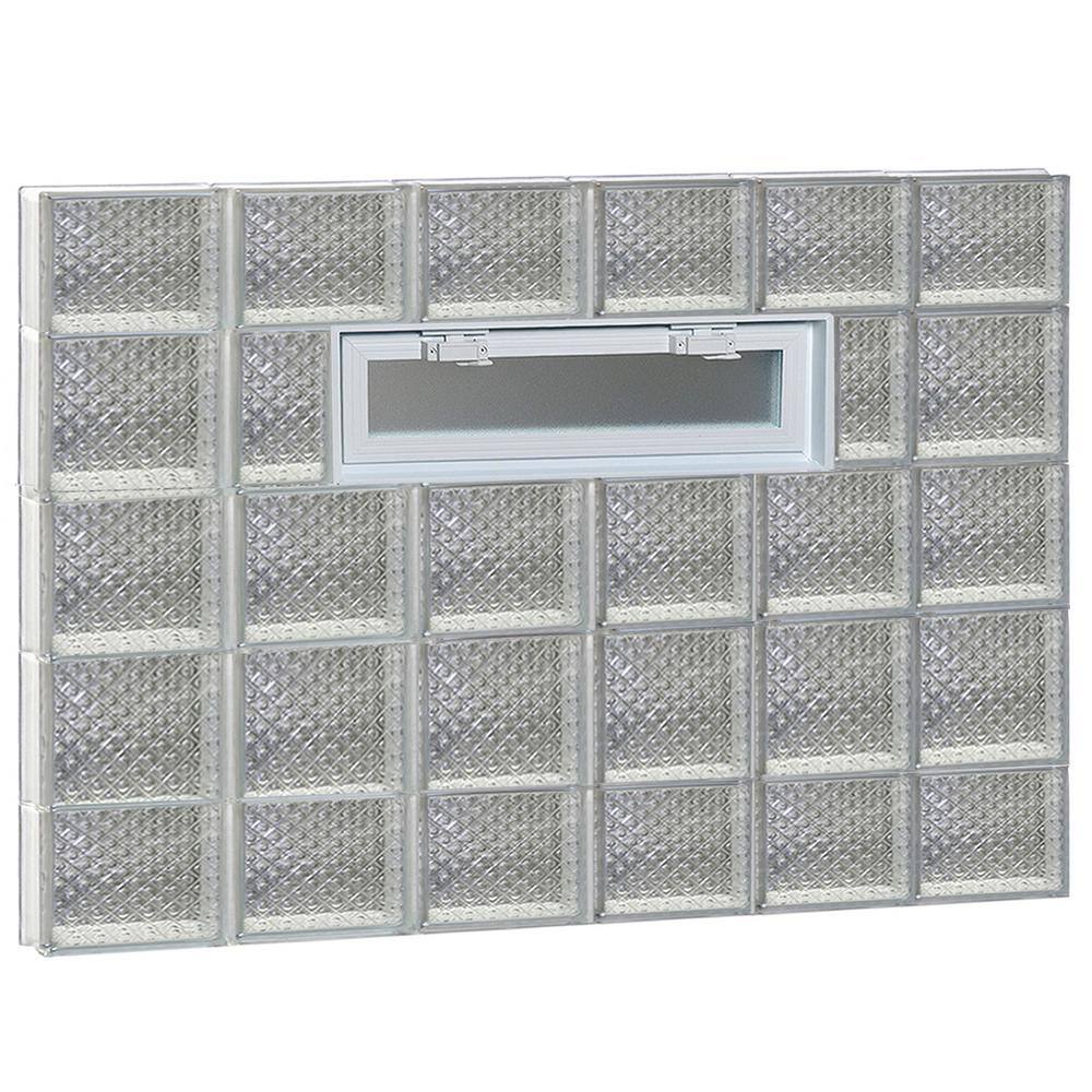 Clearly Secure 46.5 in. x 34.75 in. x 3.125 in. Frameless Diamond ...