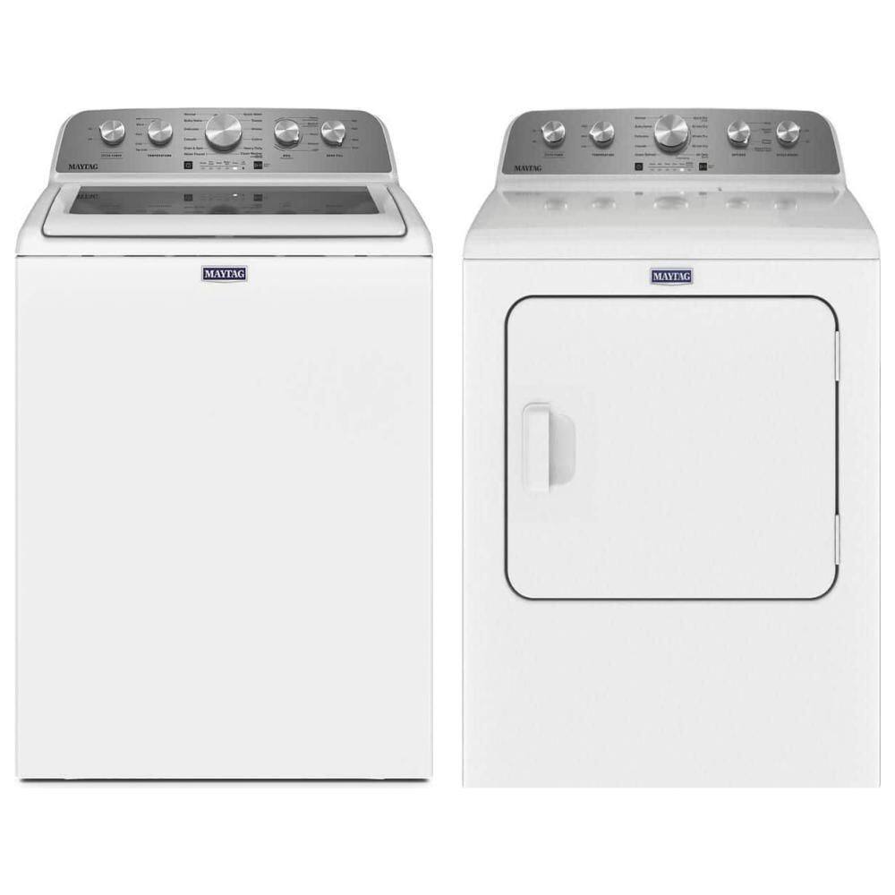 Maytag 4.8 cu. ft. Top Load Washer with Extra Power and 7.0 cu. ft ...